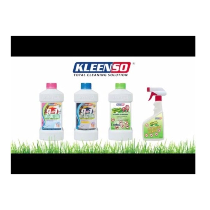 2 x KLEENSO 9 in 1 Anti-Bacterial Tea Tree Oil Floor Cleaner 900G (Pink)