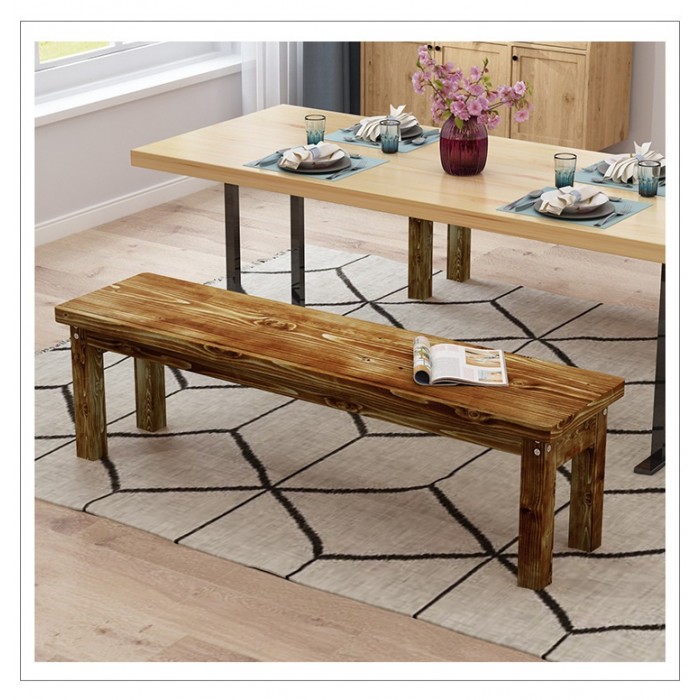 OSUKI Solid Wood Stool Long Bench 90cm