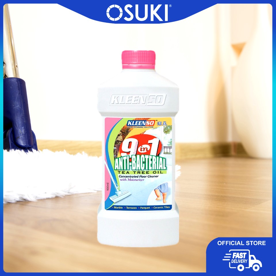KLEENSO 9 in 1 Anti-Bacterial Tea Tree Oil Floor Cleaner 900G (Pink)